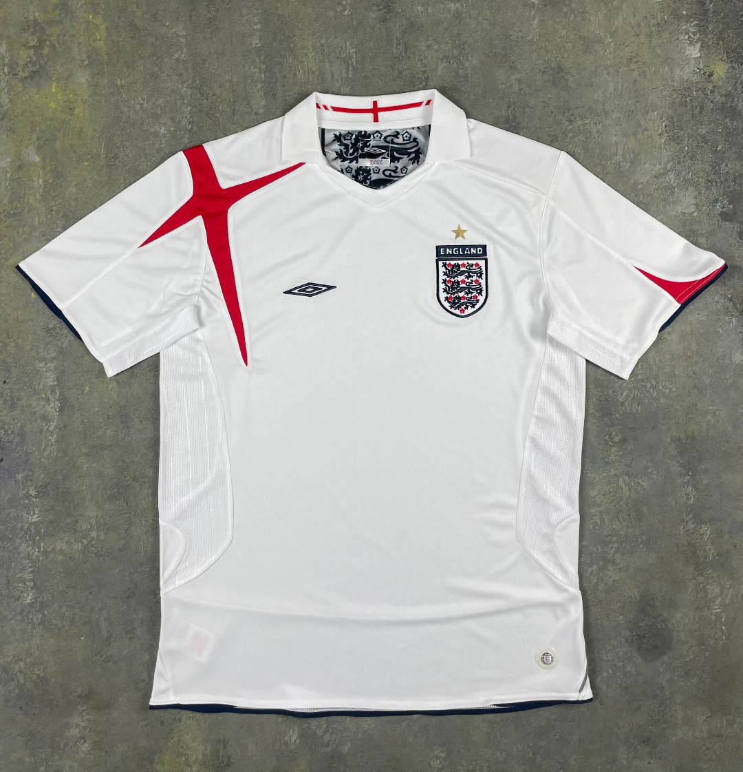 2006 England Home Jersey – The Football Plug